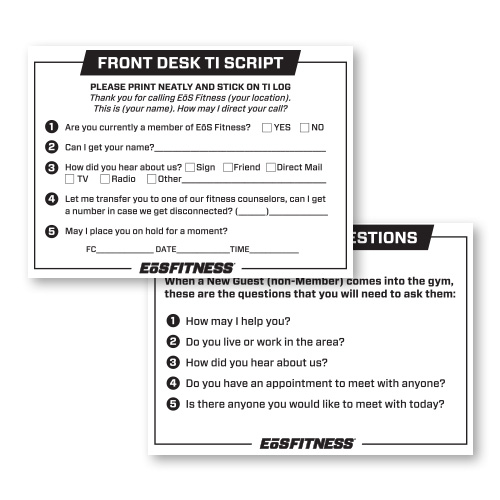 Front Desk - TI Scripts Pads (Pack of 20)