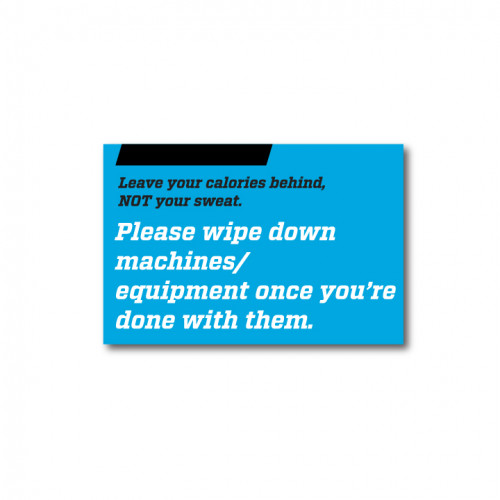 Wipe Equipment Sticker